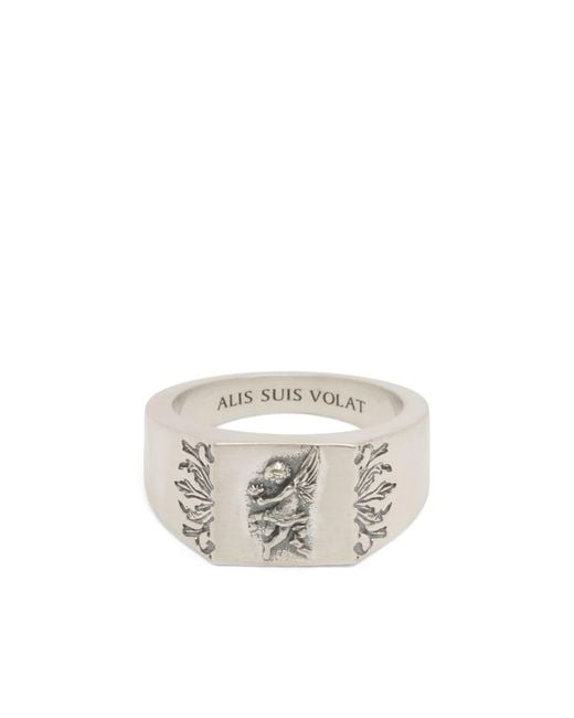 Serge Denimes Cherub Ring in White for Men | Lyst UK