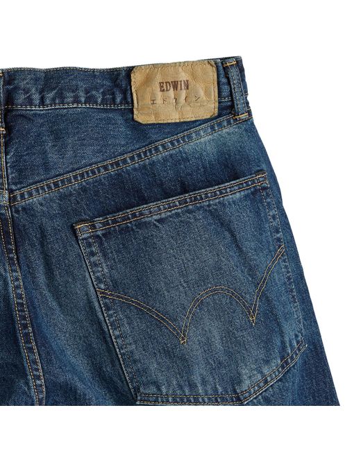 Edwin Denim Wide Pants in Blue for Men | Lyst