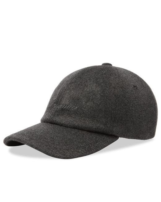 Jacquemus Cashmere Cap in Black for Men | Lyst