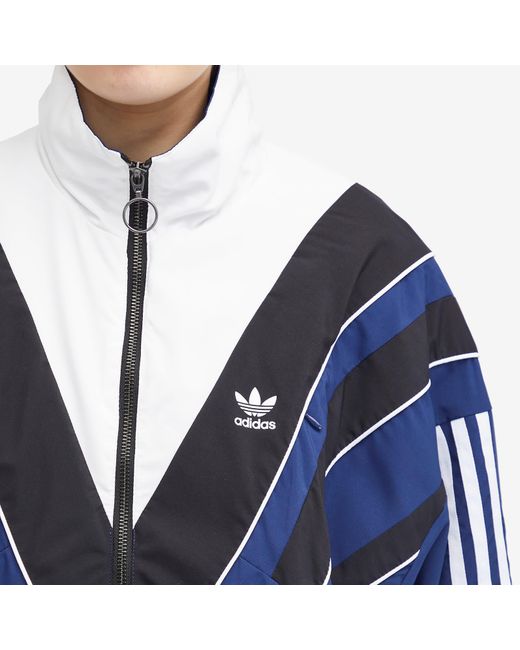 adidas Rasant Oversized Zip Off Track Top in Blue | Lyst