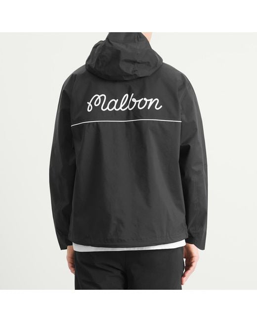Malbon Cloud Burst Jacket in Black for Men | Lyst UK
