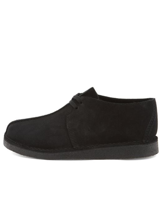 Clarks Desert Trek in Black for Men | Lyst