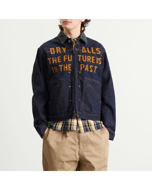 Human Made Zip Denim Work Jacket in Blue for Men | Lyst UK