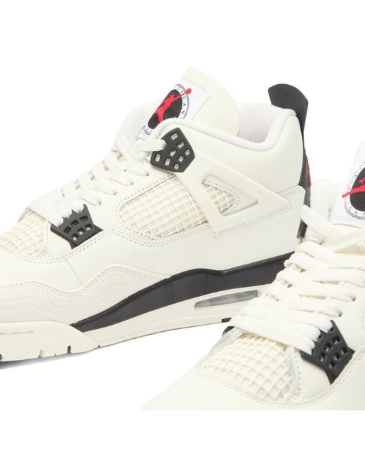 Nike 4 Retro Og Fc Sneaker in White for Men | Lyst UK