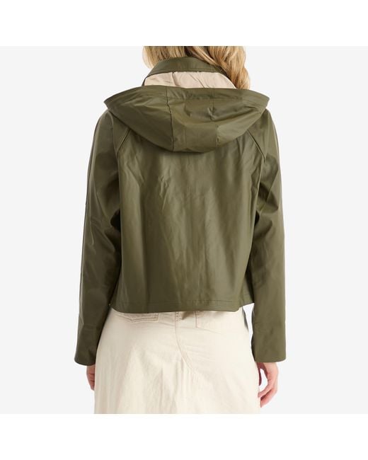 Barbour June Showerproof Jacket in Green | Lyst