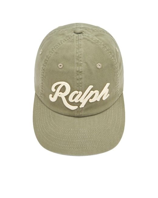 Polo Ralph Lauren Authentic Herringbone Baseball Cap in Green for Men ...