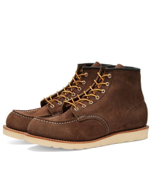 Red Wing Classic 6" Moc Toe Boot in Brown for Men | Lyst