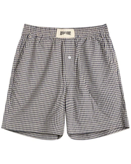 House Of Sunny Classic Lounge Box Fit Shorts in Blue | Lyst UK