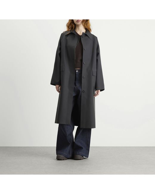 Kassl Original Below Rubber Mac Jacket in Black | Lyst UK