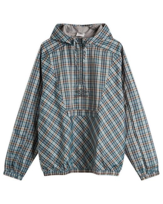 Umbro Checked Cagoule in Blue for Men | Lyst UK