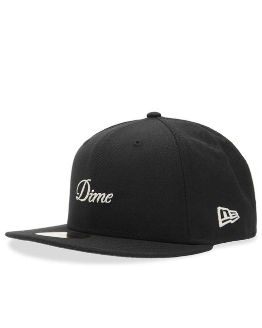 Dime Cursive New Era Cap in Black for Men | Lyst