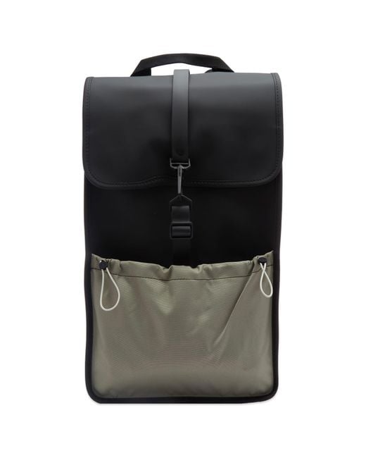 Rains Mix Backpack in Black for Men | Lyst