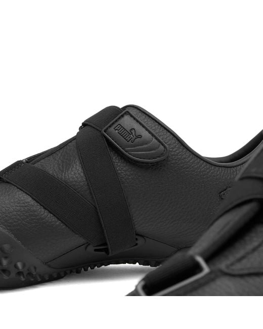 PUMA Mostro Leather in Black | Lyst