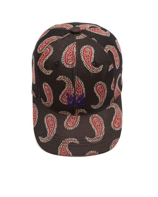 Needles Jacquard Baseball Cap in Brown for Men | Lyst