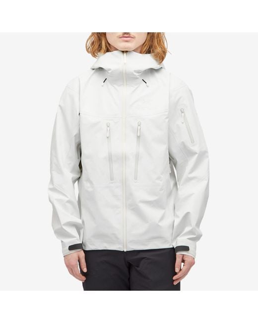 Arc'teryx Alpha Sv Jacket in White for Men | Lyst UK