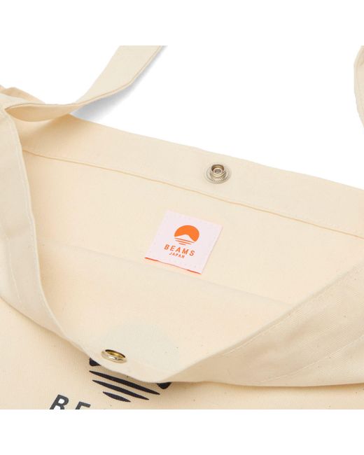 BEAMS Japan Shoulder Bag in White | Lyst UK