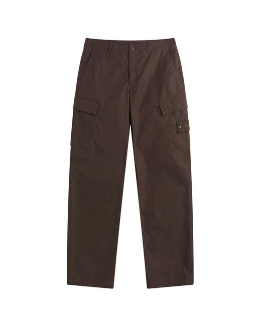 Stone Island Ghost Weatherproof Cotton Canvas Cargo Pants in Brown for ...