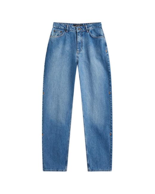 Daily Paper Asola Avery Denim Pants in Blue | Lyst