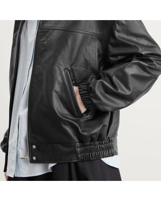 Kijun Leather Jacket in Black | Lyst