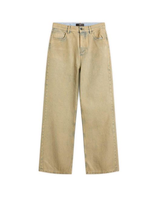 Amiri Washed Baggy Jean in Natural for Men | Lyst UK