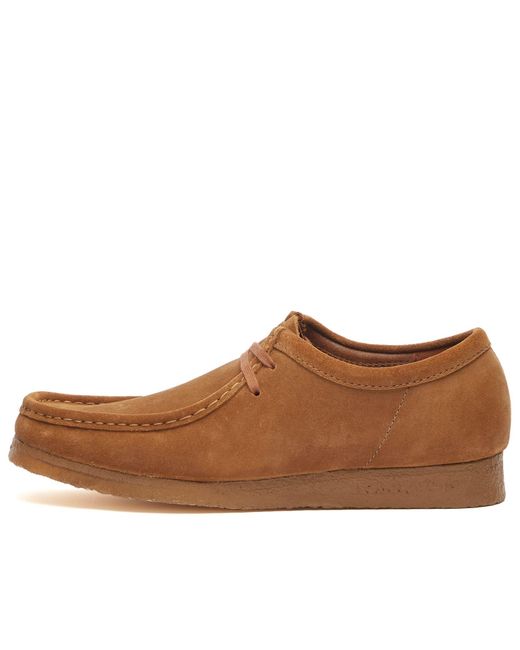 Clarks Wallabee in Brown for Men | Lyst