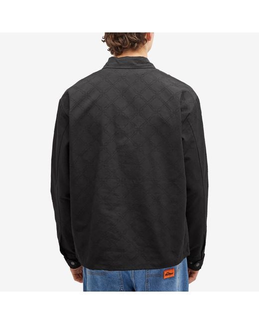 Daily Paper Treasure Monogram Anorak in Black for Men | Lyst