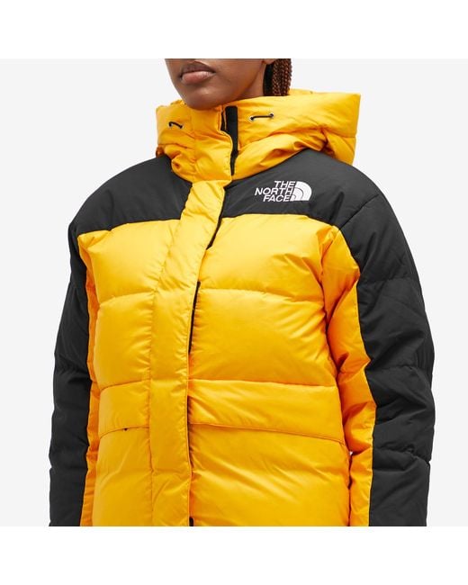 The North Face Hmlyn Down Parka Jacket in Yellow | Lyst