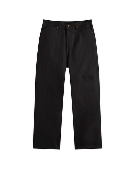 Brain Dead Type 00 Wide Selvedge Jeans in Black for Men | Lyst UK