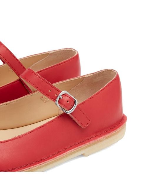 Clarks Desert Jane in Red | Lyst