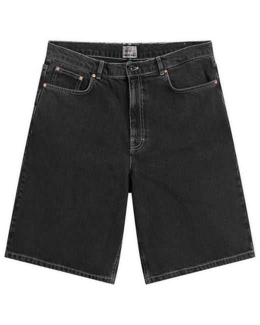 Stan Ray Wide 5 Denim Shorts in Black for Men | Lyst
