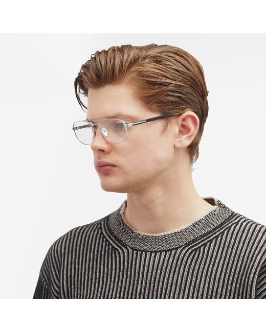 Prada A56V Glasses in Metallic for Men | Lyst