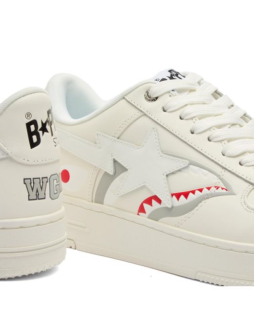 A Bathing Ape Bape Sta Shark #2 M2 Sneakers in White for Men | Lyst UK