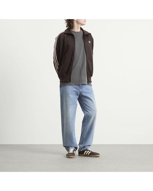 adidas Firebird Tracktop in Black for Men | Lyst UK