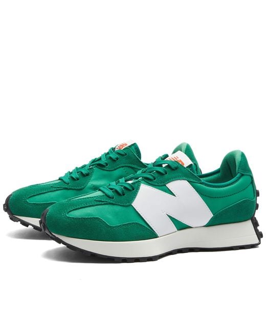 New Balance U327eb Sneakers in Green for Men | Lyst UK