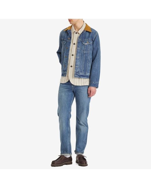 Paul Smith X Lee Custom Selvedge Denim 101 Jeans in Blue for Men | Lyst