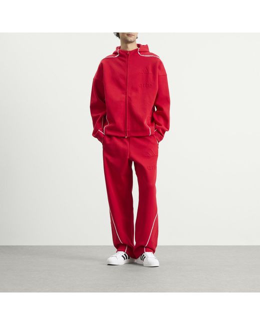 adidas X Arte Zne Full Zip Track Pant in Red for Men | Lyst UK