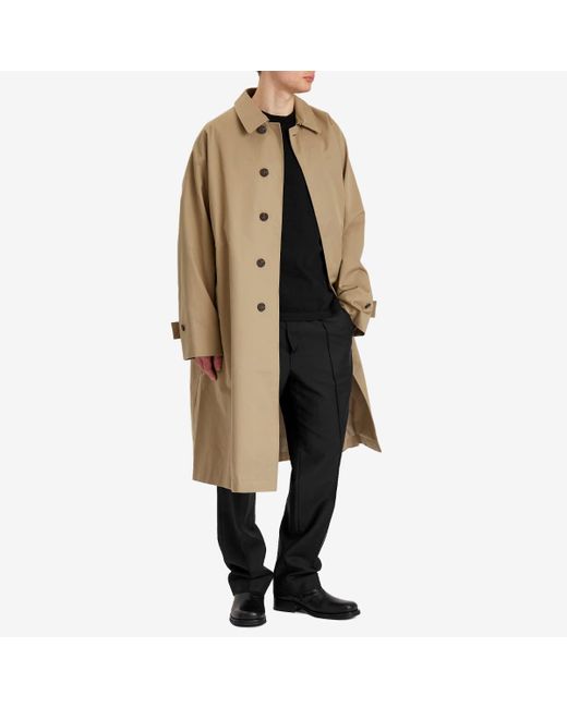 Studio Nicholson Car Coat in Natural for Men | Lyst