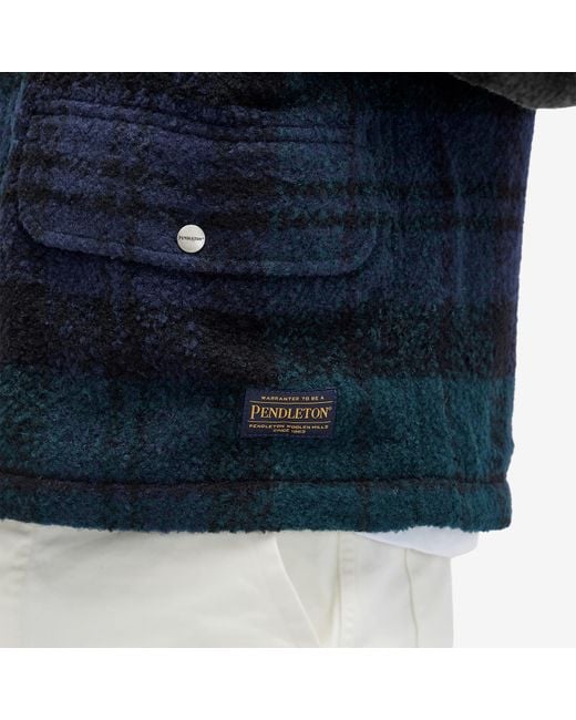 Pendleton Hunting Jacket in Blue for Men | Lyst UK
