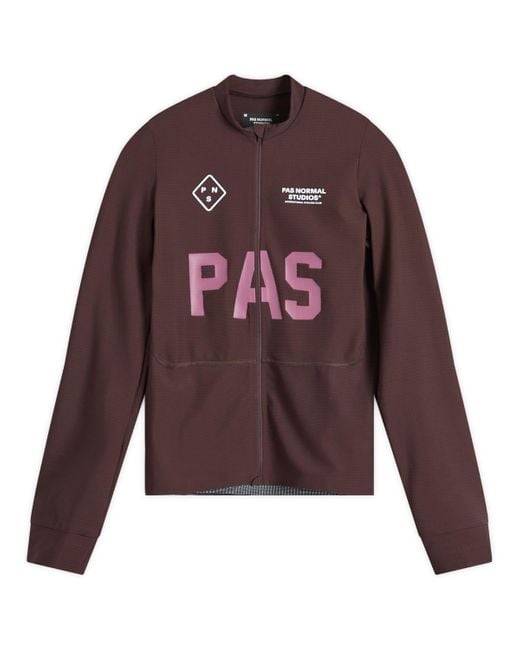 Pas Normal Studios Pas Mechanism Pro Long Sleeve Jersey in Brown for ...