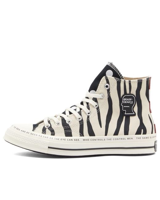 Converse X Brain Dead Chuck 70 in Black for Men | Lyst