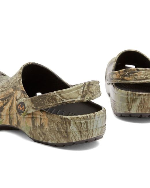 Crocs™ Realtree Camo Classic Clog in Brown for Men | Lyst