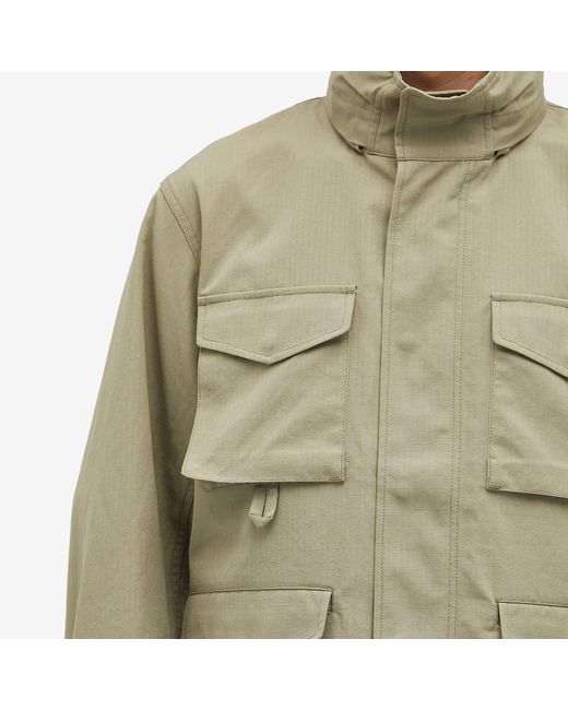 Snow Peak Takibi Ripstop Field Jacket in Green for Men | Lyst UK