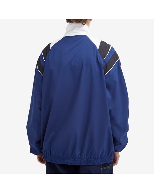 adidas Rasant Oversized Zip Off Track Top in Blue | Lyst