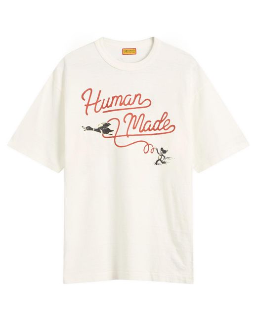 Human Made Rope Script T-Shirt in White for Men | Lyst UK