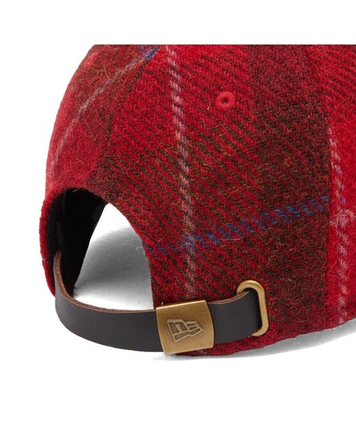KTZ Boston Braves Harris Tweed 9Fifty Adjustable Cap in Red | Lyst
