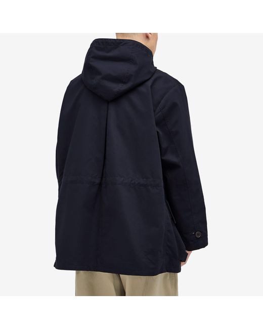 Universal Works Boston Parka Jacket in Blue for Men | Lyst