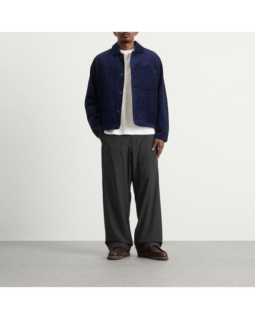 Percival Cord Overshirt in Blue for Men | Lyst UK