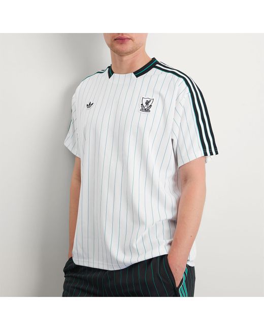 adidas Liverpool Fc Icon Jersey Top in Blue for Men | Lyst UK