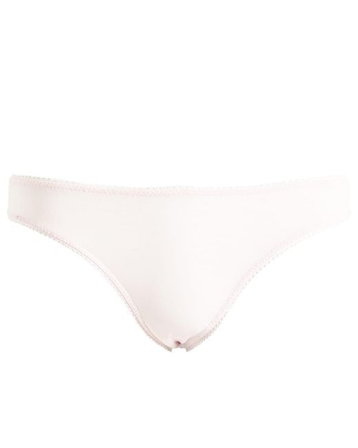 Fruity Booty Commando Thong in White | Lyst