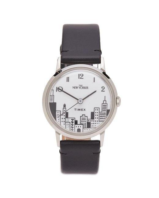 Timex The New Yorker Watch in Metallic | Lyst